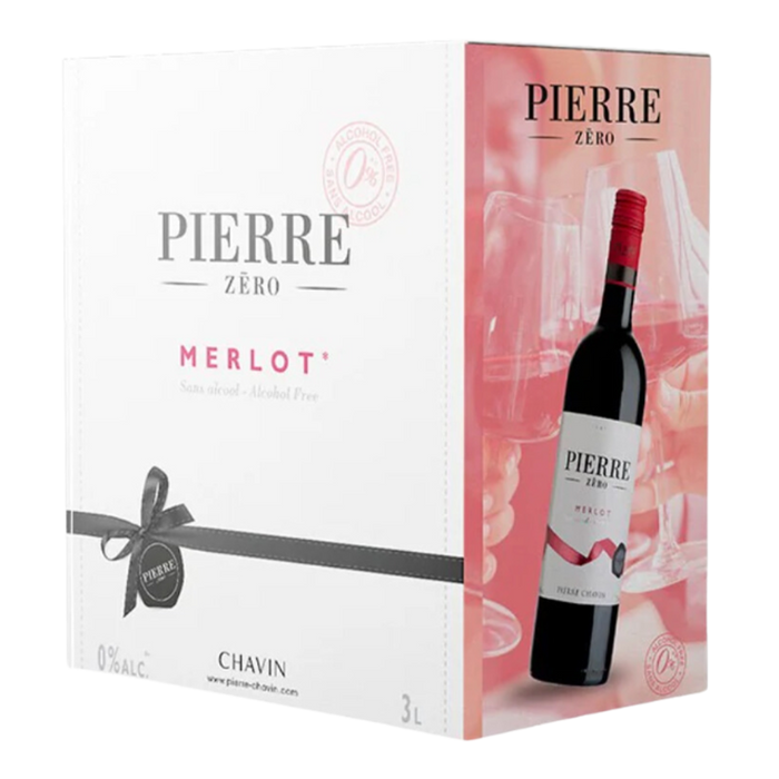 Pierre Zero Alcohol Free Red - 3L Party Wine Box