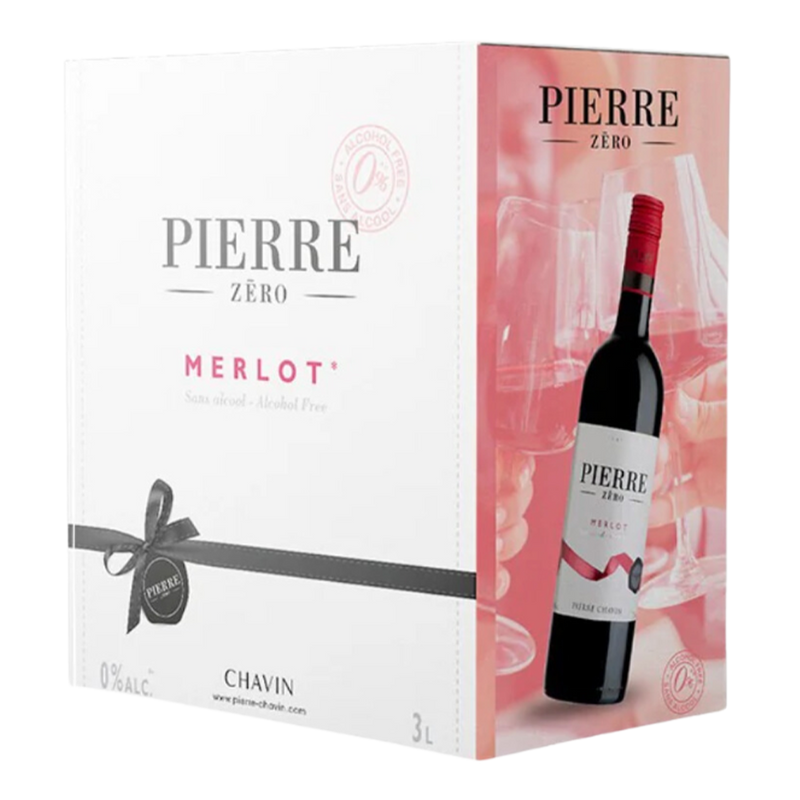 Pierre Zero Alcohol Free Red - 3L Party Wine Box