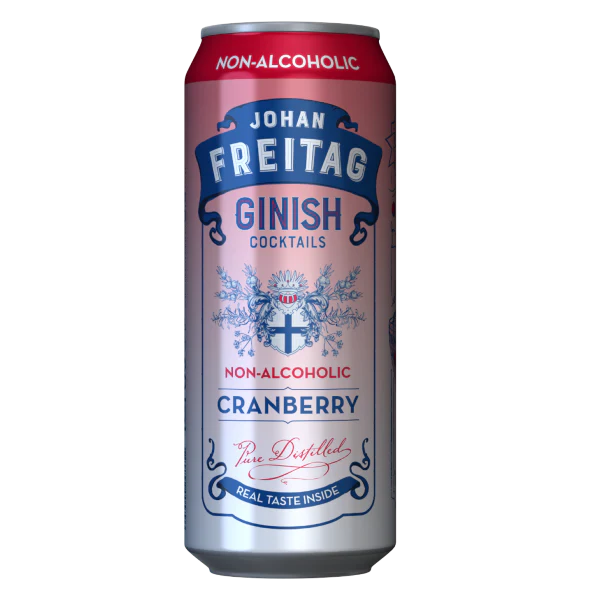 Johan Freitag Gin & Cranberry - Non Alcoholic Cranberry Cocktail
