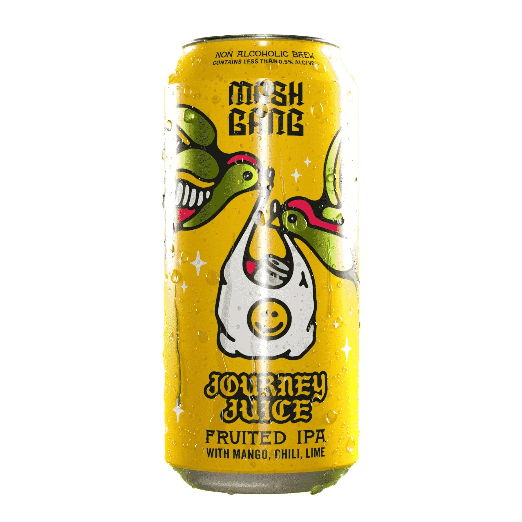 Mash Gang Journey Juice 0.5% - Non Alcoholic Fruited Hazy IPA 440 ml C