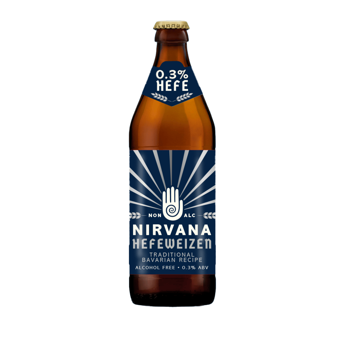 Nirvana Bavarian Hefeweizen 0.3% ABV – Traditional Non-Alcoholic Wheat