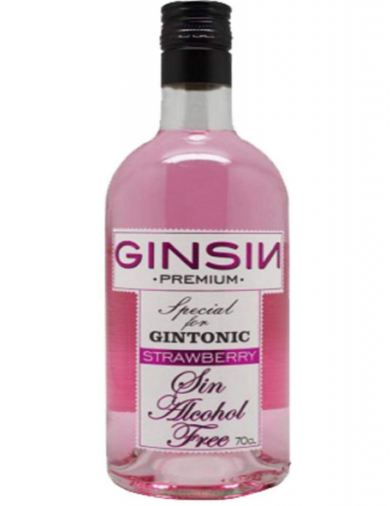 Ginsin - Strawberry 70cl -Alcohol Free Gin Alternative - The Alcohol ...