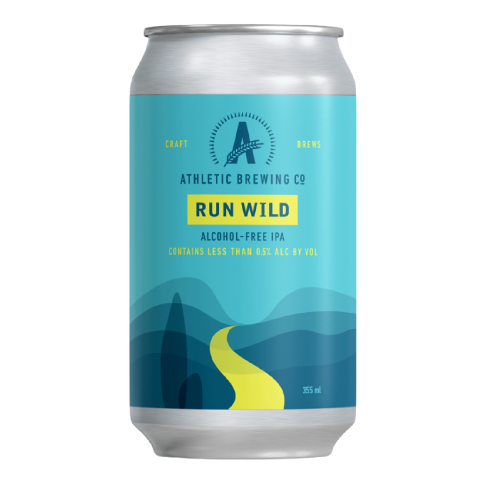 Athletic Brewing Co - RUN WILD IPA - The Alcohol Free Co