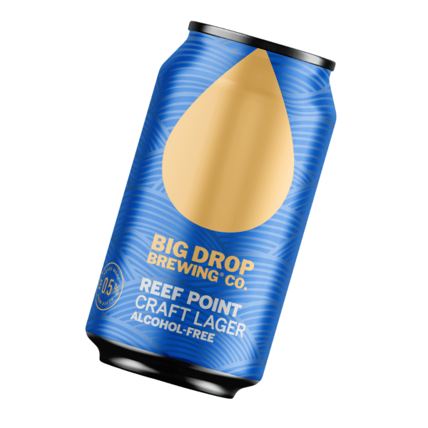 Big Drop - REEF POINT CRAFT LAGER - The Alcohol Free Co