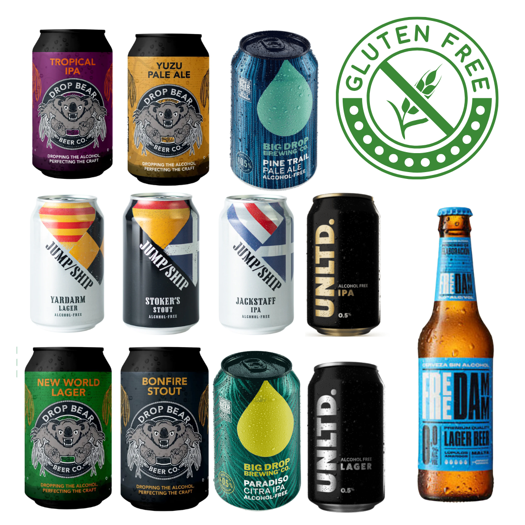 Gluten-Free Non-Alcoholic Beer Collection – Premium AF Brews
