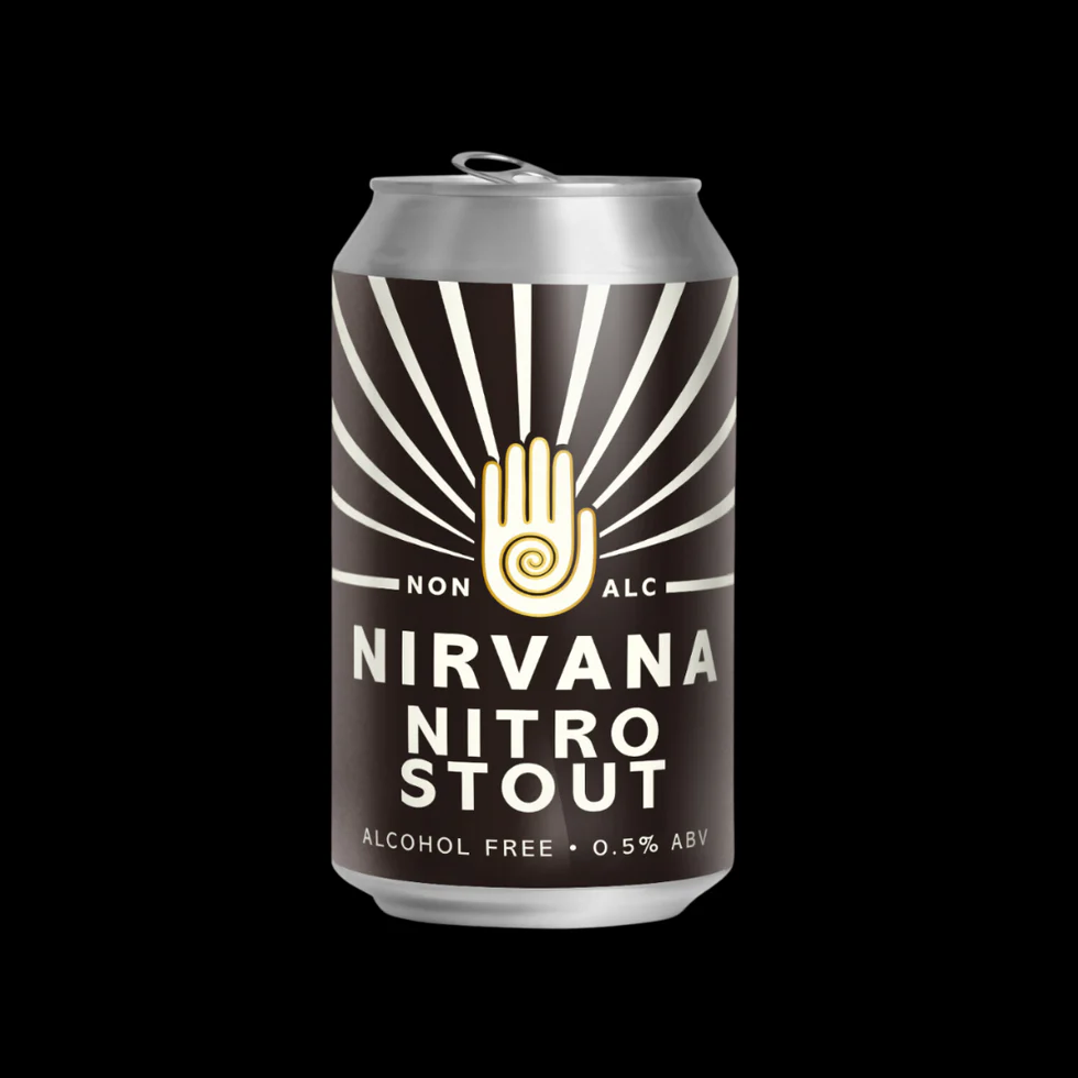 Nirvana Nitro Stout 0.5% ABV | Alcohol-Free Stout