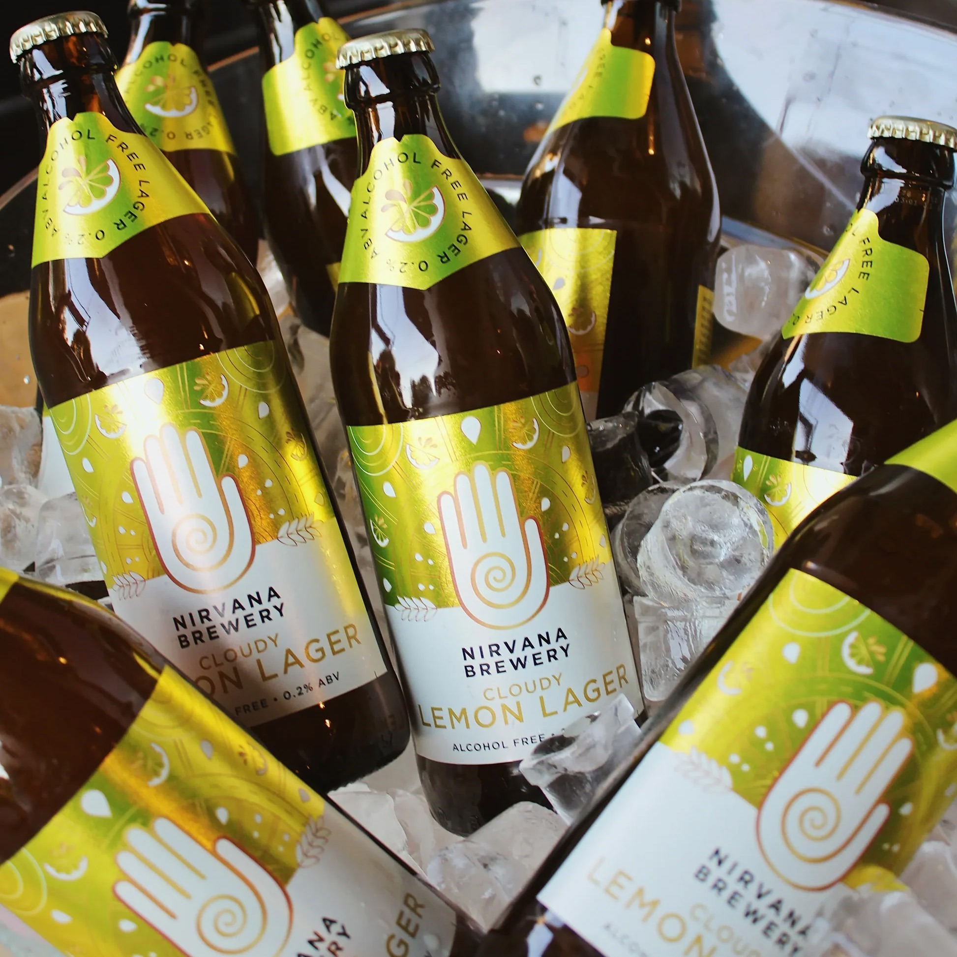 Nirvana Cloudy Lemon Lager 0.2% ABV – Award-Winning Non-Alcoholic Radler